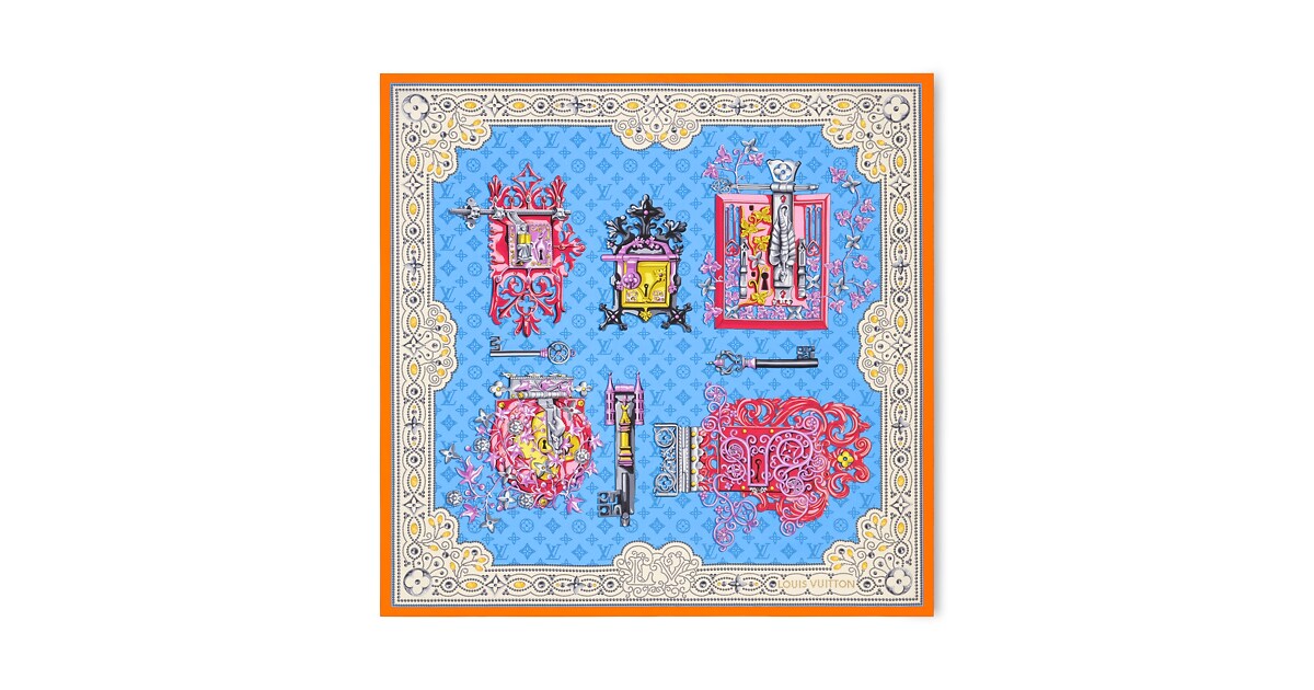 LV Locks Square 90 . - Accessories | LOUIS VUITTON