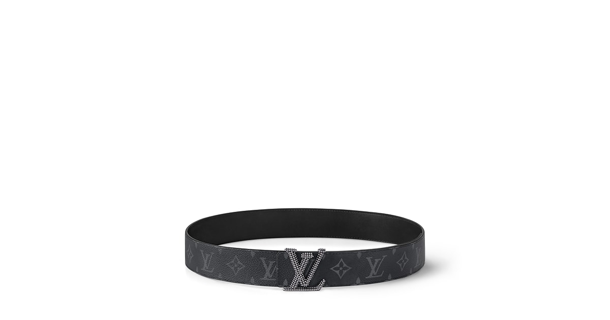 LV Initiales Studs 40mm Reversible Belt Monogram Eclipse - Accessories ...