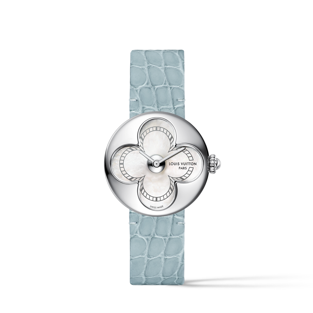 Color Blossom Blue-Grey Alligator Strap - All Watches | LOUIS VUITTON